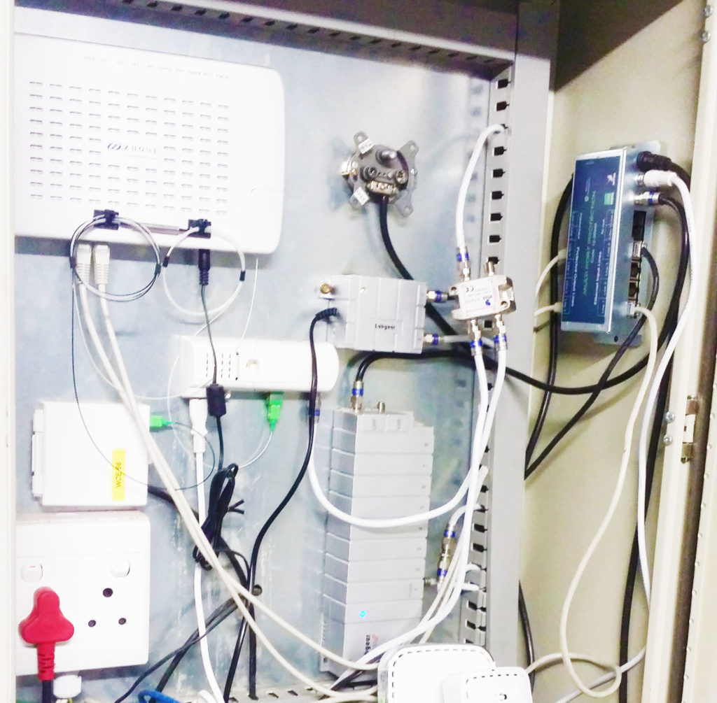 fiber dstv installation, on smart village - Lubsat