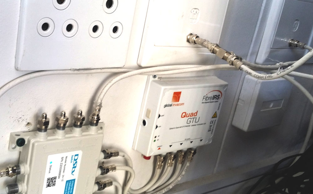Dstv fiber optic installations - MUD installers support